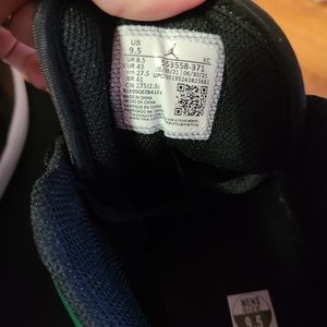 Nike | Shoes | Nike Air Jordan Low Green Toe Shoes | Poshmark